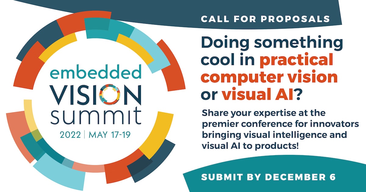 Call-for-Proposals | Edge AI & Computer Vision Speaking Opportunities