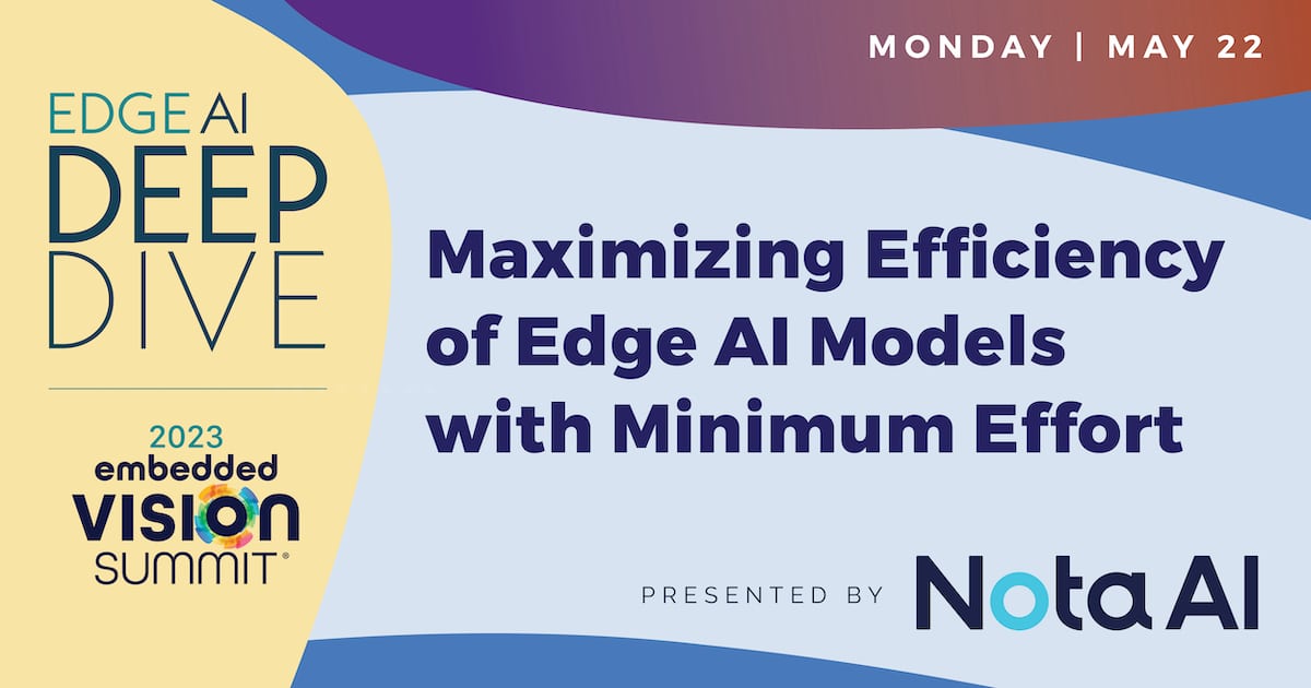 Deep Dive Session: Nota AI - 2026 Embedded Vision Summit